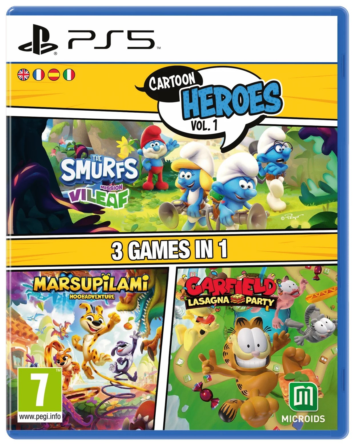 Cartoon Heroes Vol. 1: 3 Games in 1 (Smurfs Mission Vileaf ...