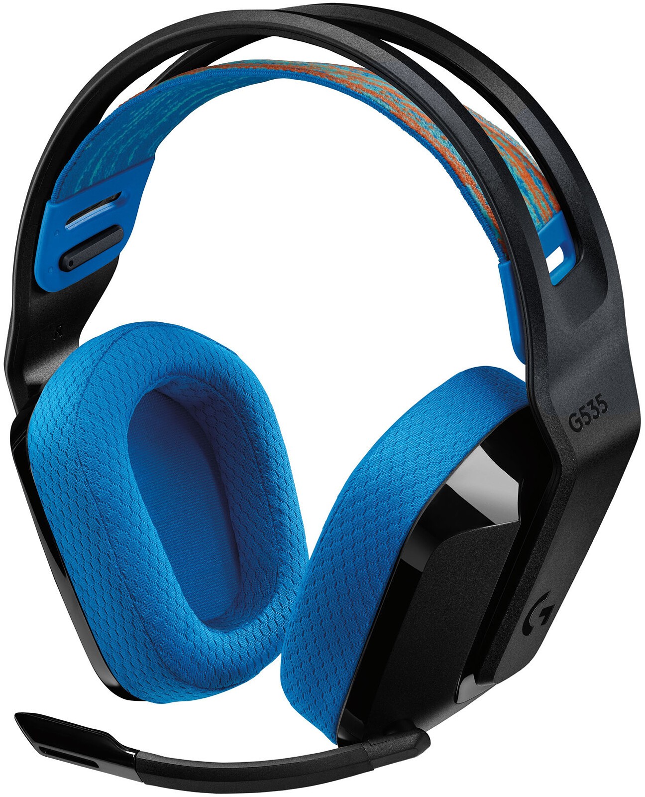 Gaming slušalice Logitech - Lightspeed G535, bežične, crne/plave | Ozone.hr