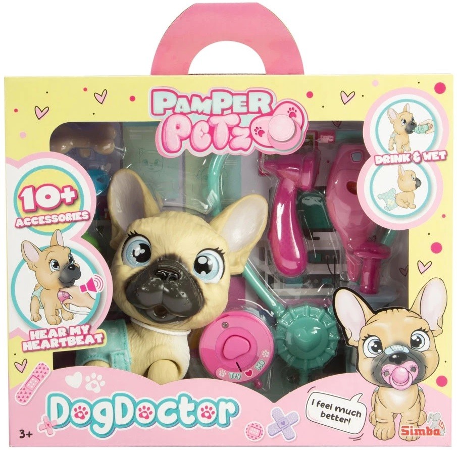 Set za igru Simba toys Pamper Petz - Pas s pelenama i medicinskim ...