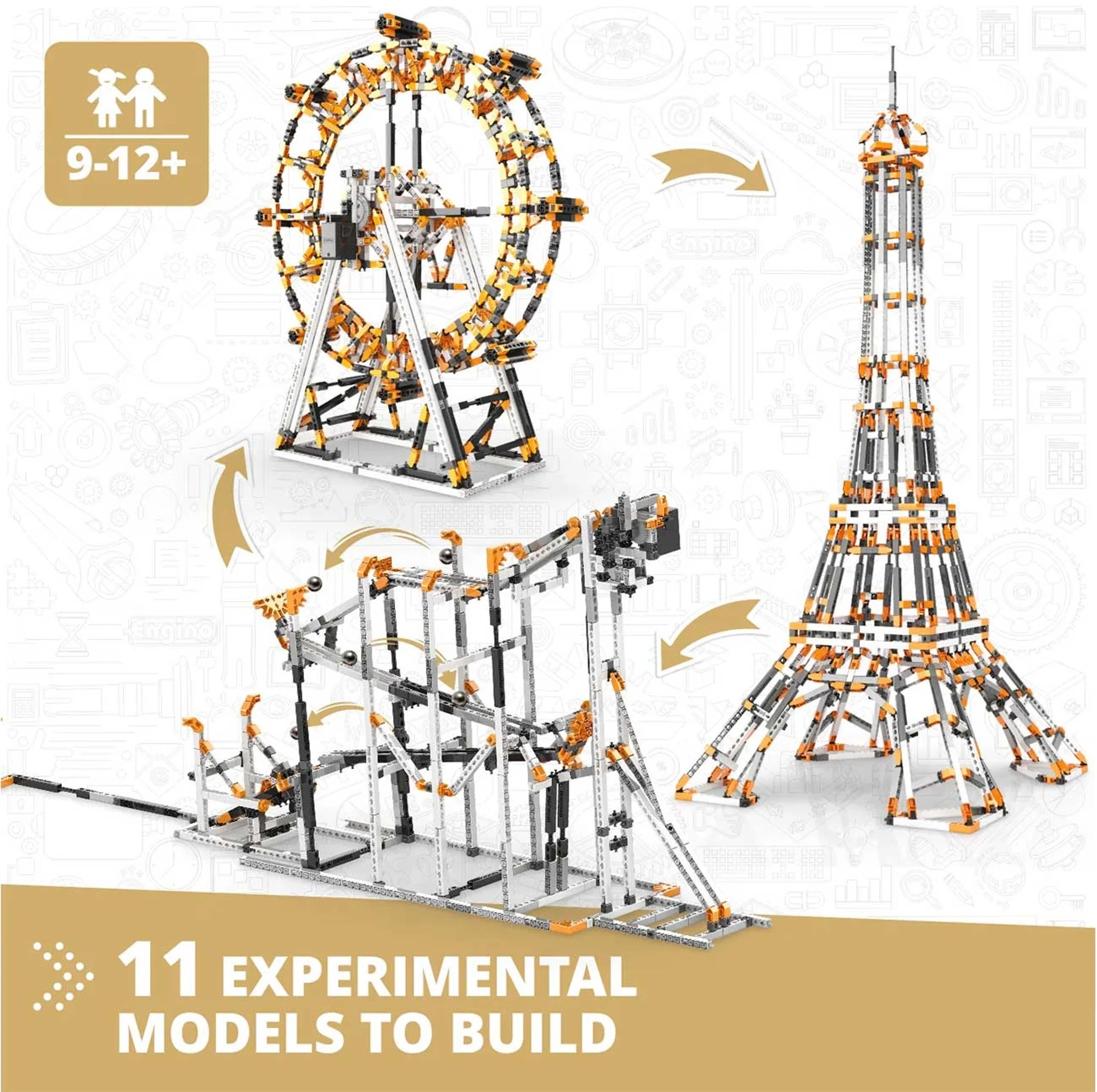 Konstrukcijski set Engino - Open Projects Stem, 1201 dio | Ozone.hr