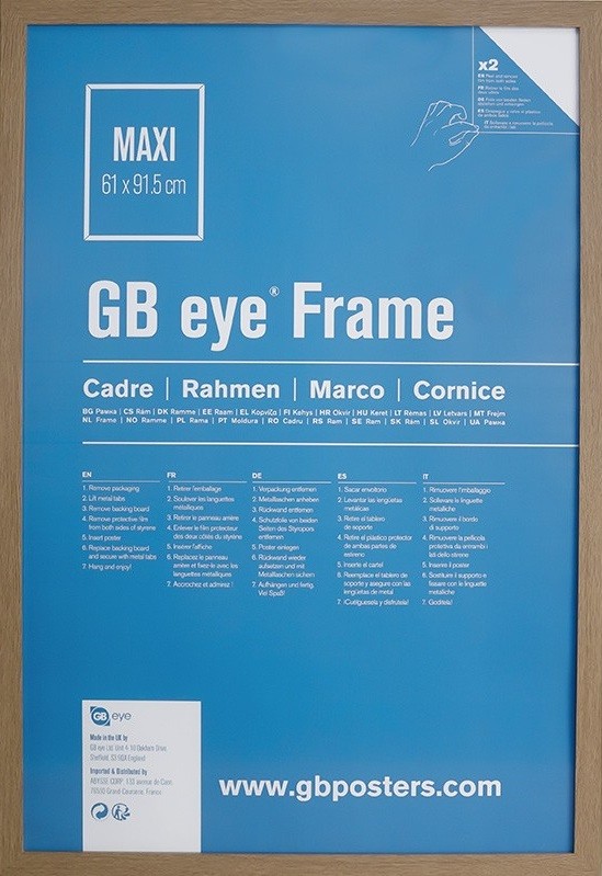 Okvir za poster GB eye - 61 х 91.5 cm, hrast | Ozone.hr