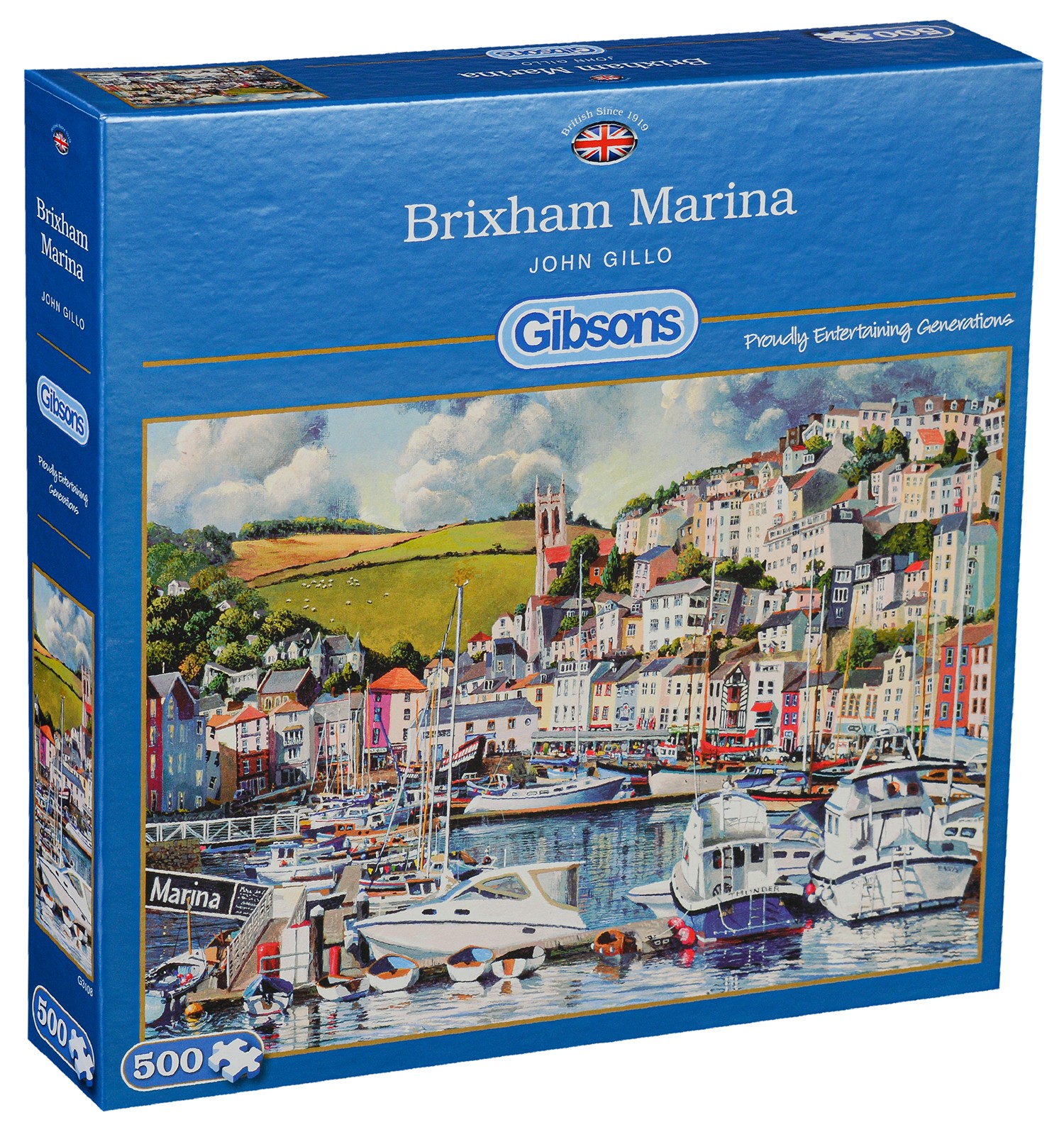 Slagalica Gibsons od 500 dijelova - Bricksham Marina, John Gillo | Ozone.hr