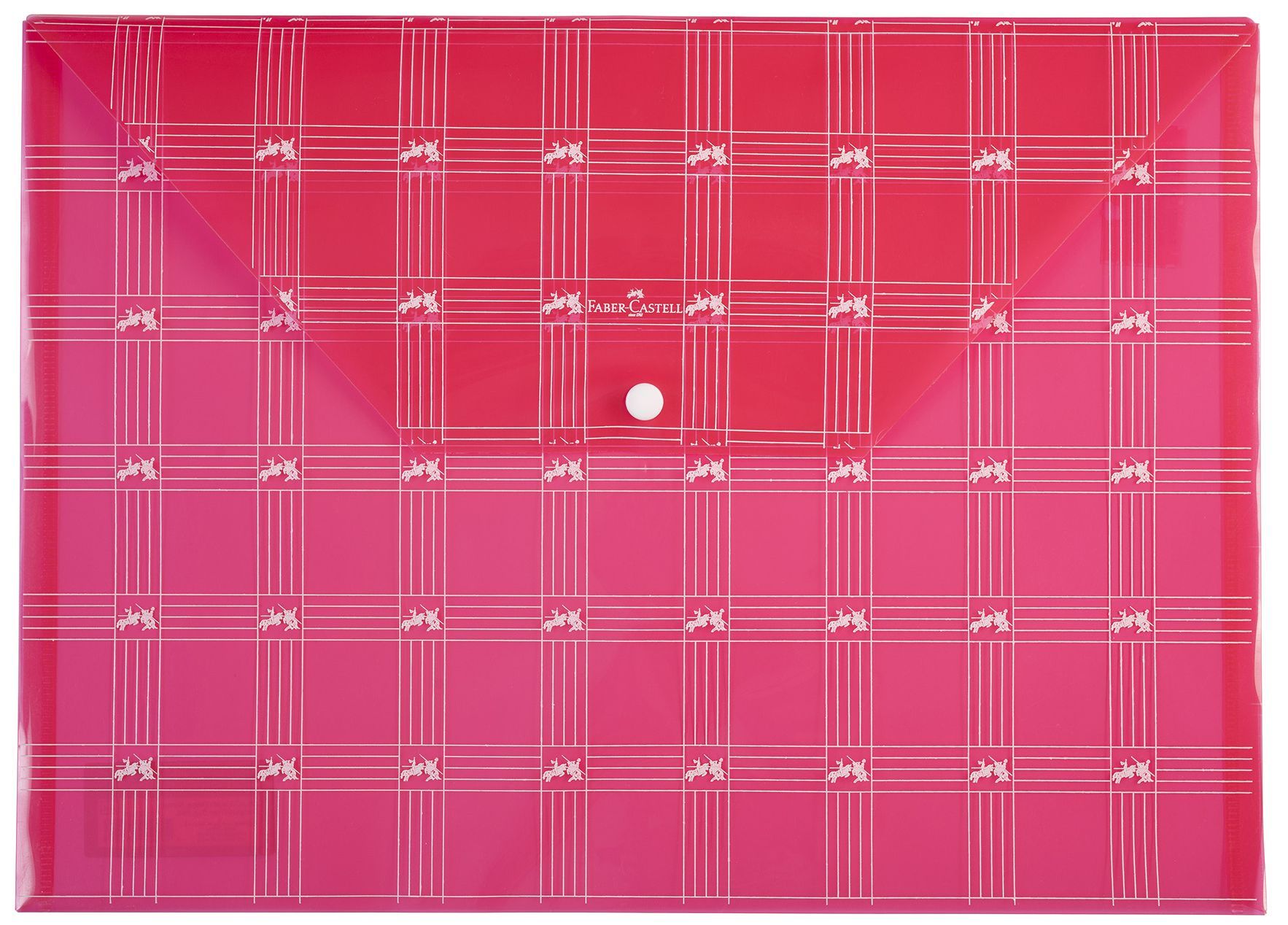 Mapa s gumbom Faber-Castell - Logo, crvena | Ozone.hr