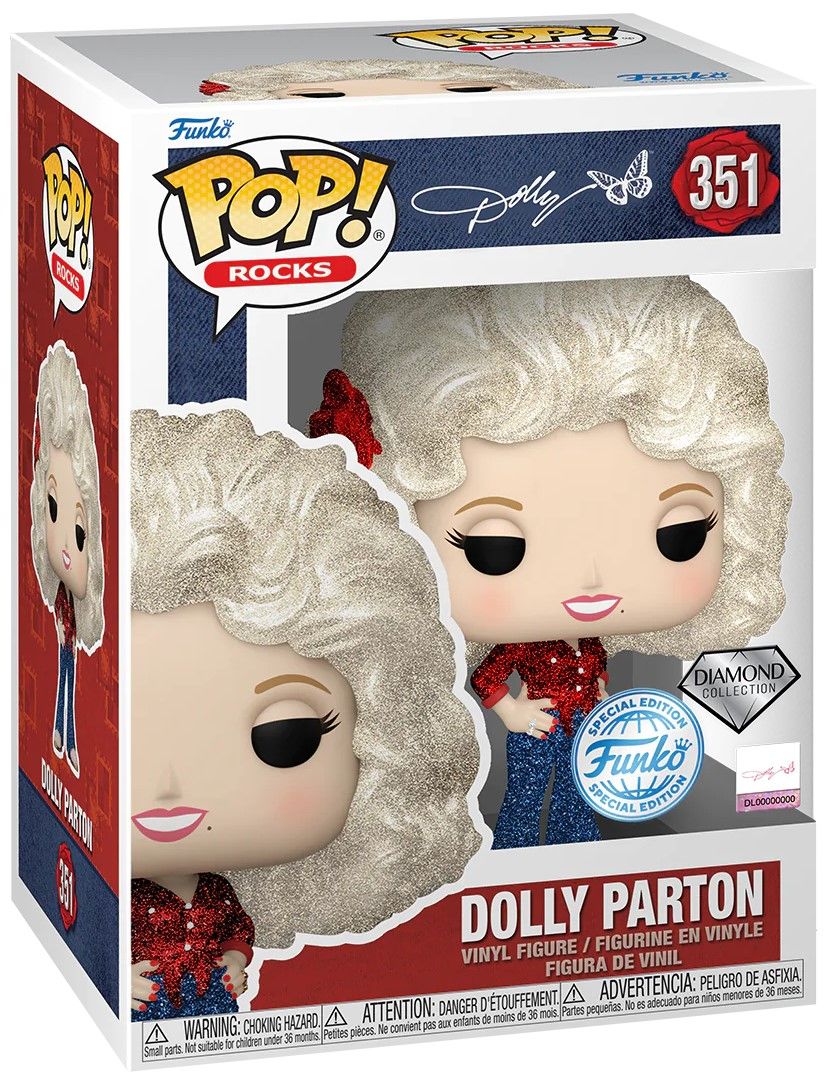 Figurica Funko POP! Rocks: Dolly - Dolly Parton ('77 tour) (Diamond ...
