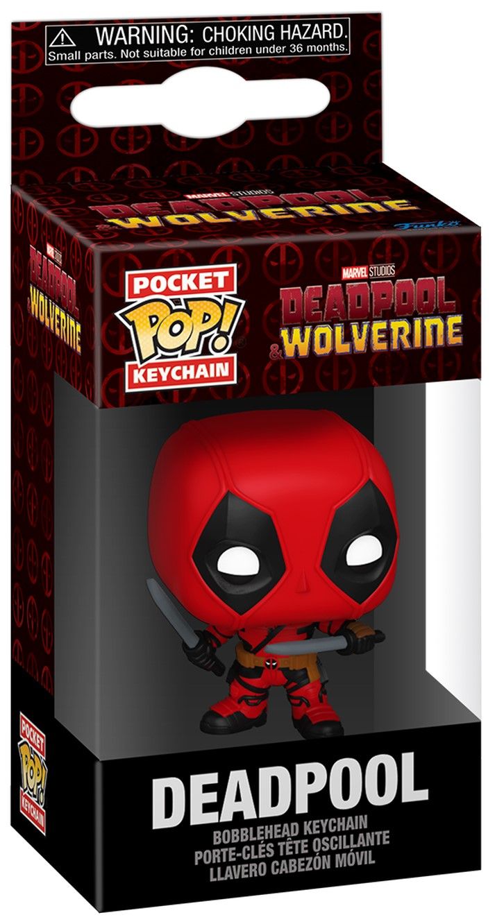 Privjesak za ključeve Funko Pocket POP! Marvel: Deadpool & Wolverine ...