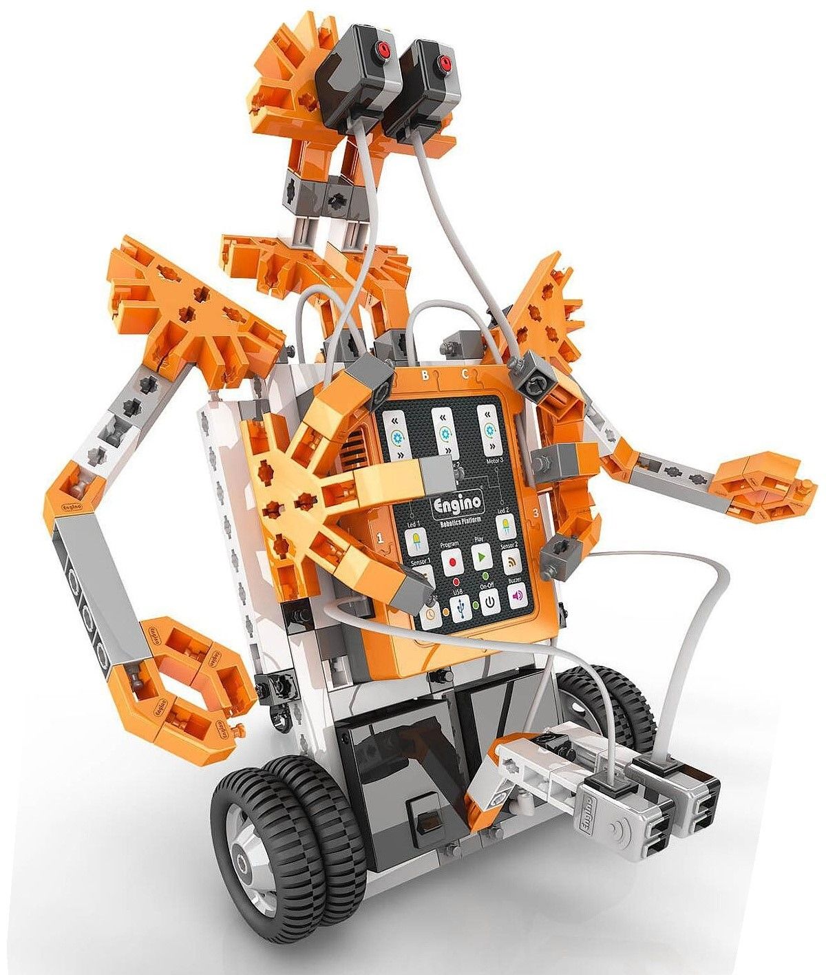 Set Engino Education Robotics Pro - Robotics ERP, s punjivim baterijama ...