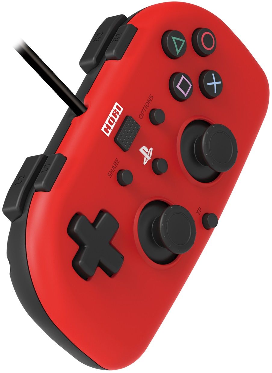Kontroler Hori - Wired Mini Gamepad, crveni (PS4) | Ozone.hr