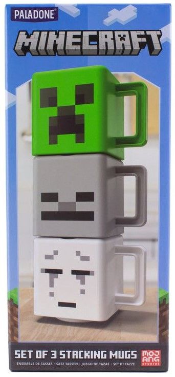 Set šalica Paladone Games: Minecraft - Stack, 3 kom. | Ozone.hr
