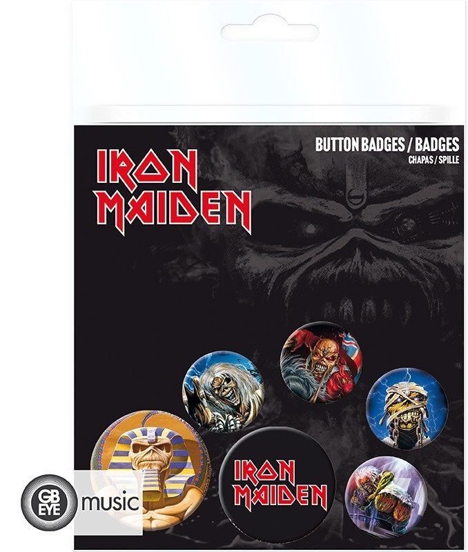 Set bedževa GB eye Music: Iron Maiden - Mix | Ozone.hr