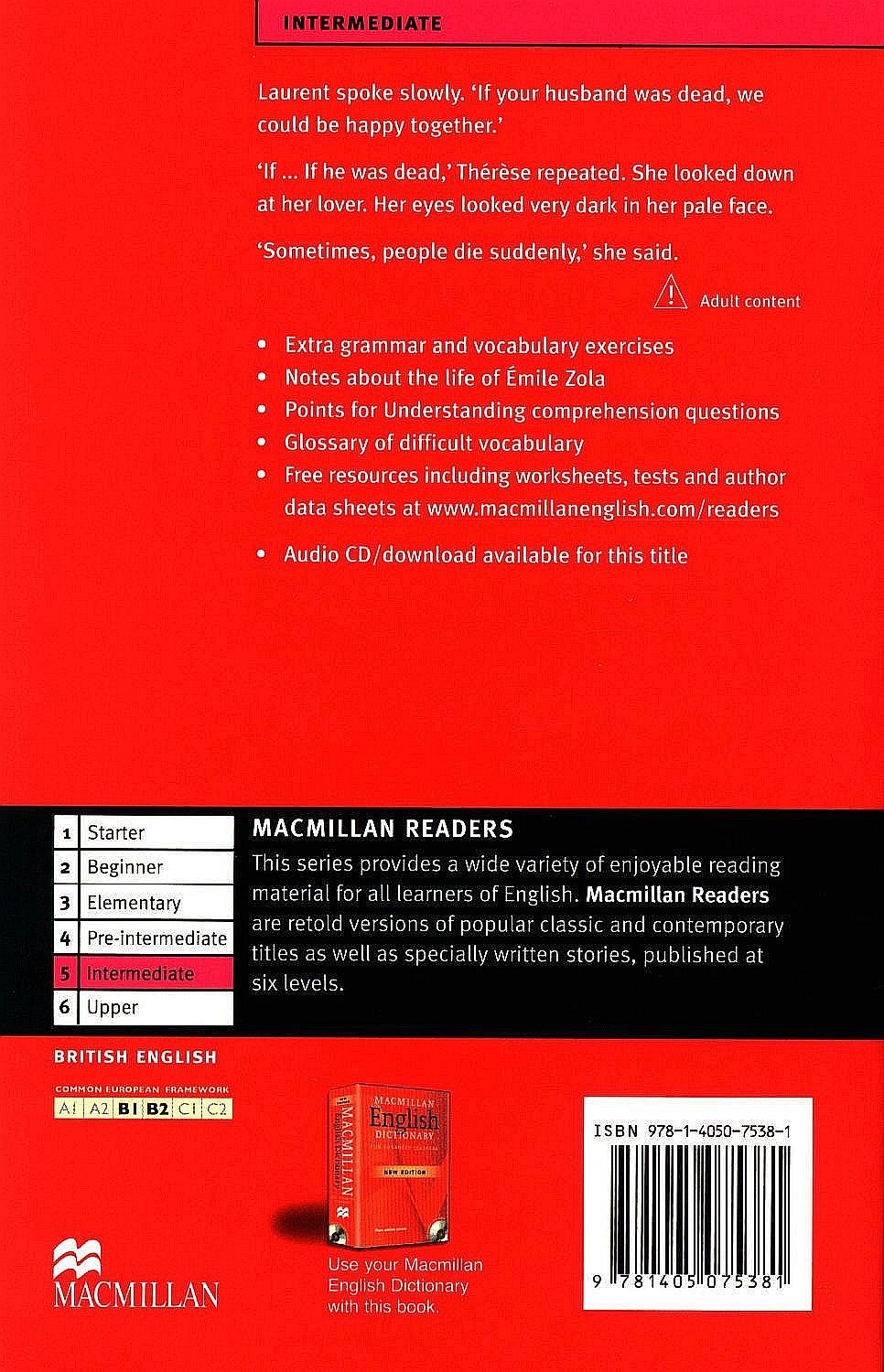 Macmillan Readers: Therese Raquin + CD (nivo Intermediate) | Ozone.hr