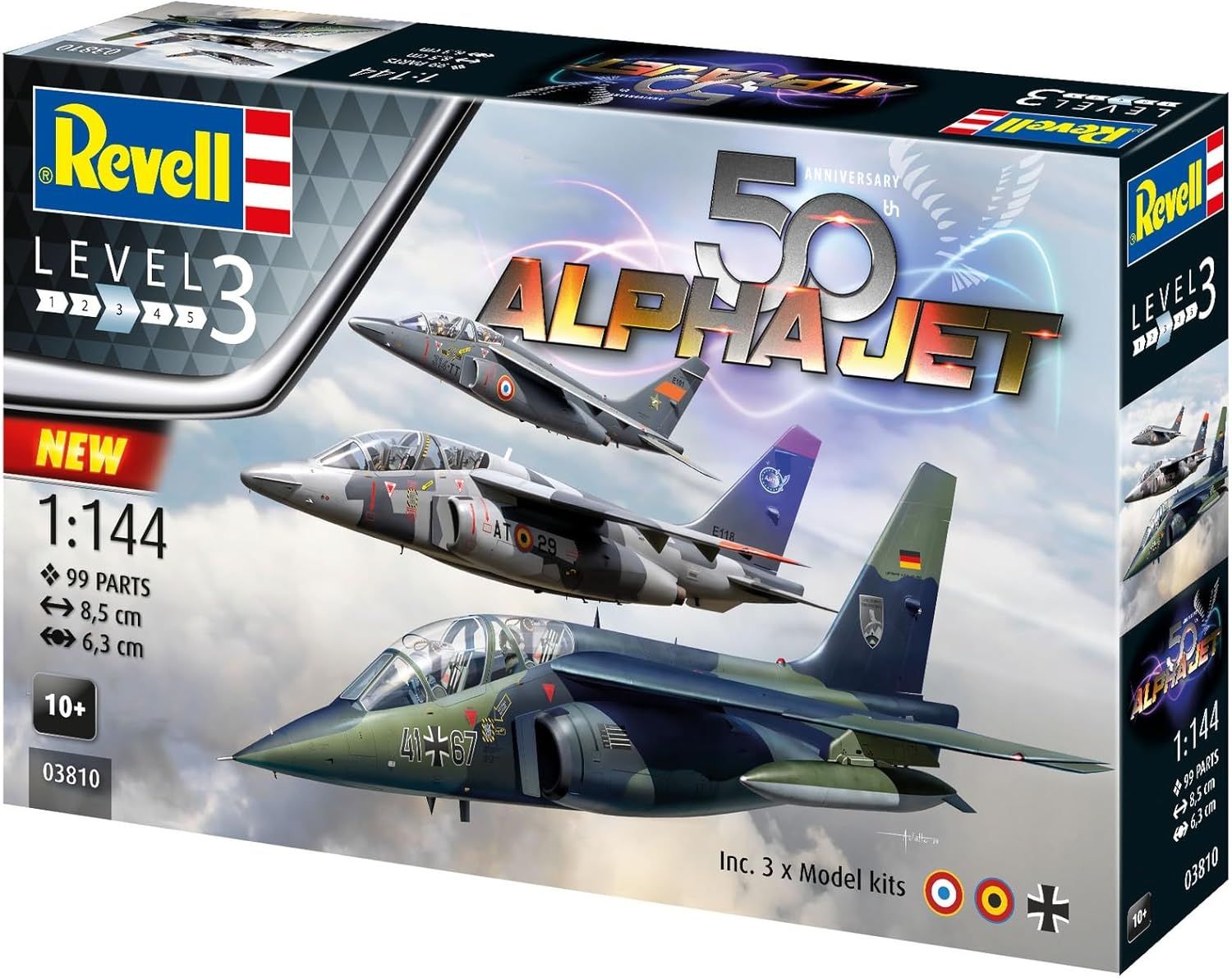 Sklopivi model Revell Vojni: Avioni - 50. godišnjica Alpha Jet | Ozone.hr