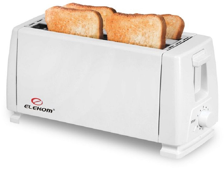 Toster Elekom - 003, 1300W, 6 stupnjeva, bijeli | Ozone.hr