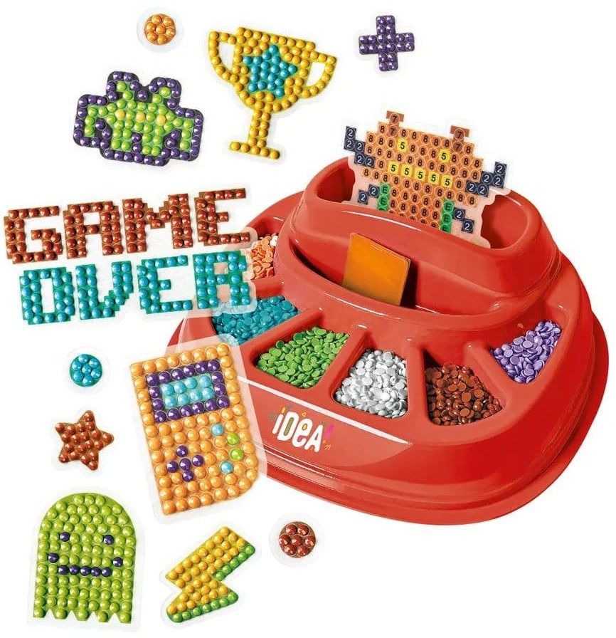 Kreativni set Clementoni Idea - Dijamantni mozaik, Game Over | Ozone.hr